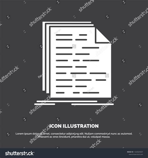 Code Coding Doc Programming Script Icon Vector De Stock Libre De Regalías 1242829447