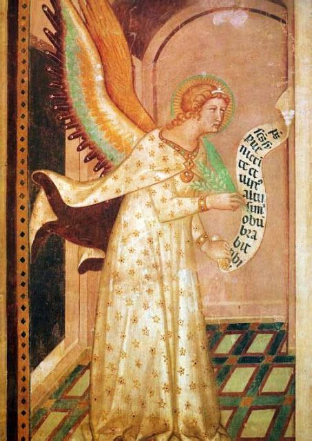 Lippo Vanni Lippo Vanni Di Giovanni La Anunciacion Detalle Del Angel