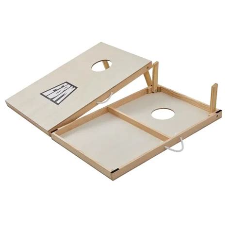 Wooden Cornhole Bean Bag Toss Game Garden Backyard Sandbag Board Toy