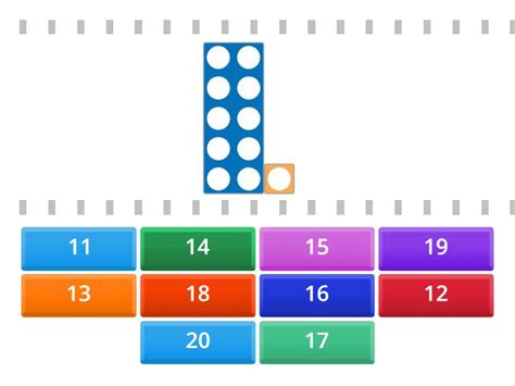 Numicon 11 20 Find The Match