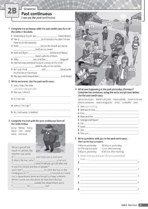 Past Continuous Online Exercise For A2 Artofit