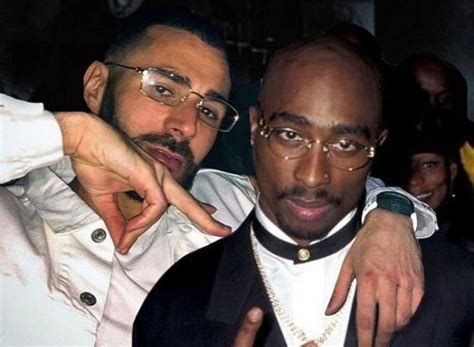 Benzema une story avec Tupac faisant référence à la trahison de