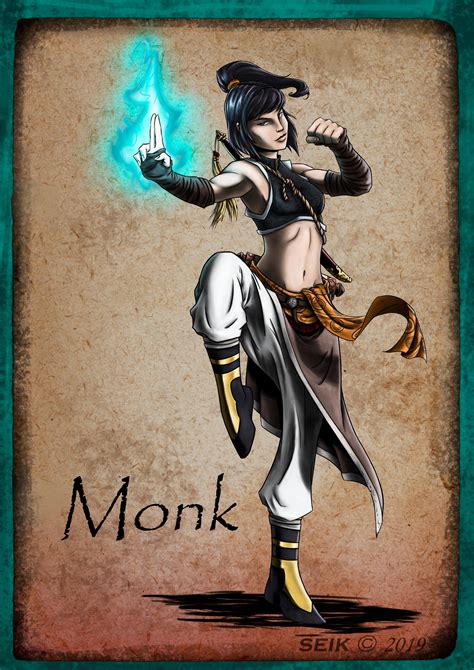 Dnd Monk By Daniseik On Deviantart