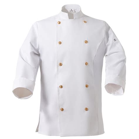 Irder Double Breasted Golden Button High Quality Chef Coat Uniform