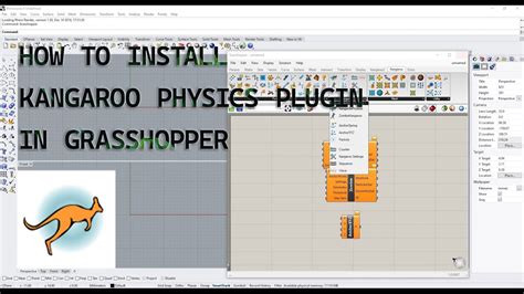 Tutorials Installing Kangaroo Physics Grasshopper Plugins Youtube
