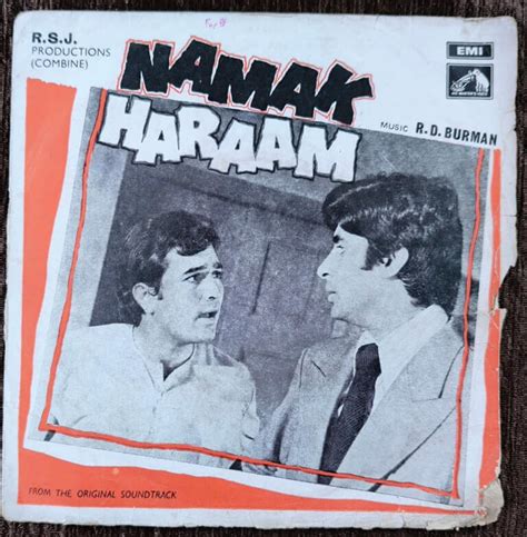 Namak Haram 1973 Rahul Dev Burman Pre Owned Vinyl 7 Ep Record