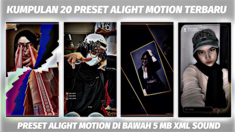 KUMPULAN PRESET BASE ALIGHT MOTION SOUND TERBARU JEDAG JEDUG TIKTOK VIRAL DIBAWAH MB YouTube