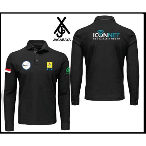 Jual Baju Pln Iconet Baju Pln Baju Polo Lengan Panjang Shopee Indonesia