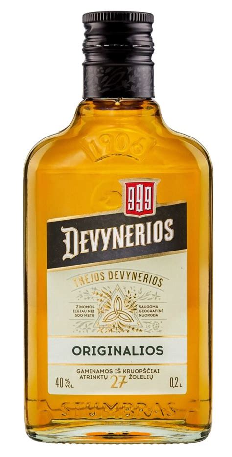 Balzamas Spiritinis Gėrimas Devynerios Žalios 02l 350 Bottlery