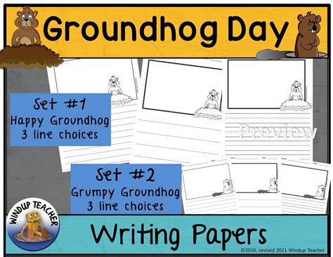 Groundhog Day Writing Paper Made By Teachers