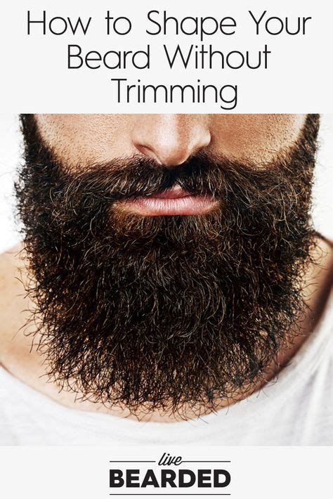 How To Shape Your Beard Without Trimming Beard Care Tips Grow A Beard Fast Diy Beard