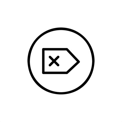 Delete In Flat Design Style 22301997 Vector Art At Vecteezy
