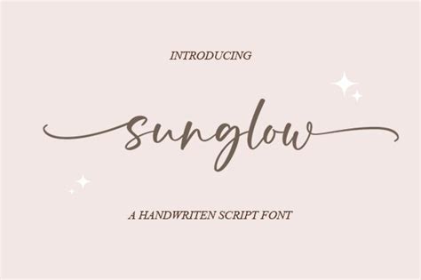 Sunglow Font