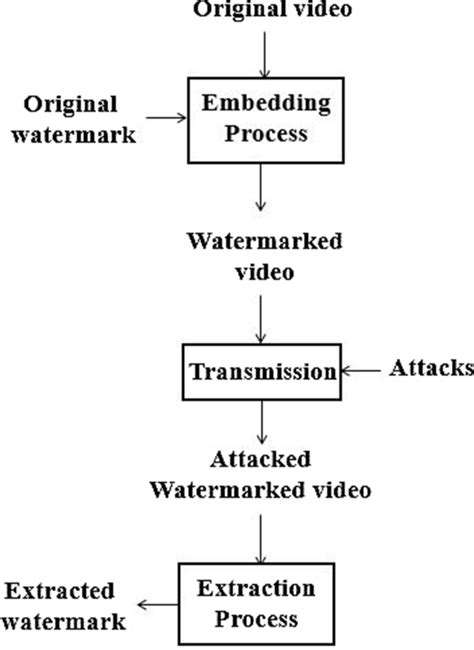 Video Watermarking General Framework Download Scientific Diagram