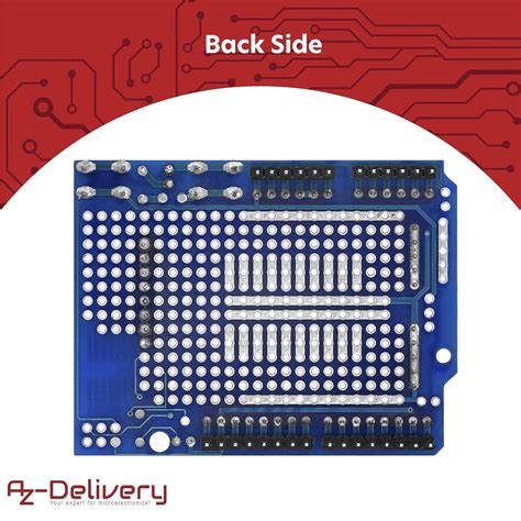 Azdelivery Prototyping Prototype Shield Mini Breadboard 5v 1a 254mm Syb 170 Compatible With