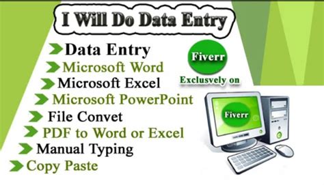 Provide Accurate And Efficient Data Entry By Vanshika 0217 Fiverr