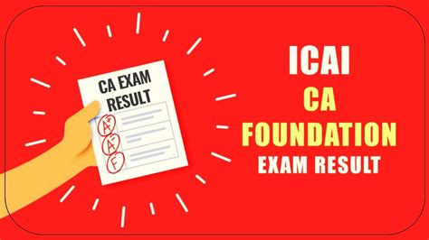 Icai Declared Ca Foundation June 2023 Exam Result Check Ca Foundation