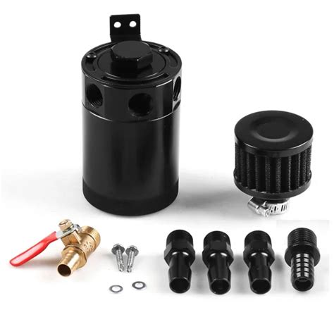 Chngxjc High Efficiency Aluminum Oil Catch Can Tank With Breather