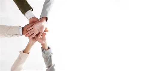 Premium Photo Mockup Business And Hands Together Collaboration And