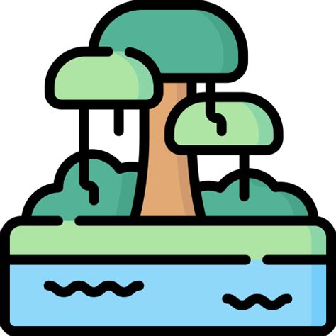 Icono De Selva Special Lineal Color