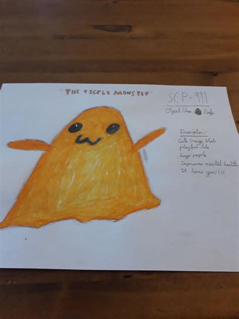 My Drawing Of Scp 999 Hope You Like It Rscp