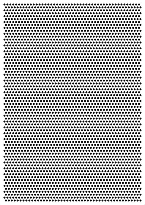 Benday 4mm Pointillism Dot Stencil Stencil Warehouse