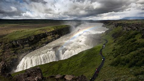 Desktop Wallpapers Waterfalls With Rainbow Wallpapersafari
