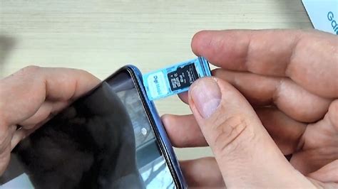 How To Insert Sim And Memory Sd Card In Samsung Galaxy A52 A72 Youtube