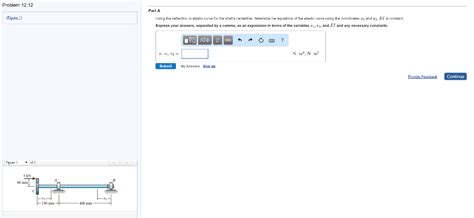 Solved Problem 12 12 Part A Qu 1 Usirg The Ceflection Er Chegg
