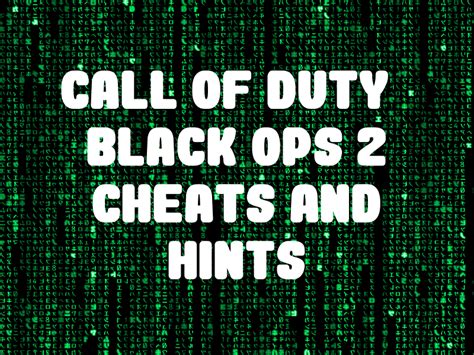 Hacks For Bo2 Xbox 360