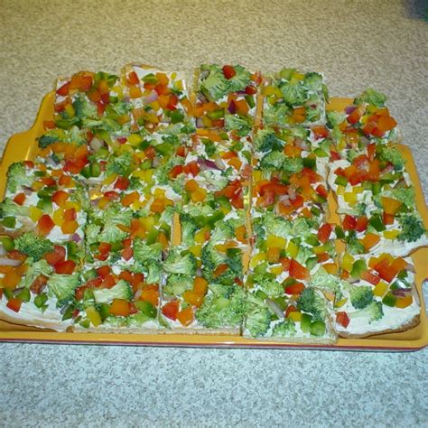 Garden Veggie Pizza Squares Recipe Allrecipes