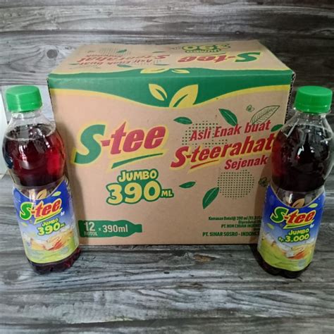 Jual S Tee Botol 390 Ml 1 Dus Shopee Indonesia