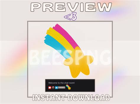 Twitch Emote Pan Pride Star Emotes For Twitch Pride Emotes Pride Month Emotes Hype Emotes