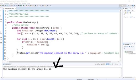 Write A Java Program To Find The Maximum Element In An Array