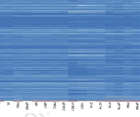Heatmap Of K Mer Counts Across Libraries Libraries Columns Were