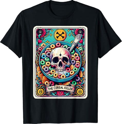 The Cereal Killer Funny Tarot Card T Shirt Buy T Shirt Designs