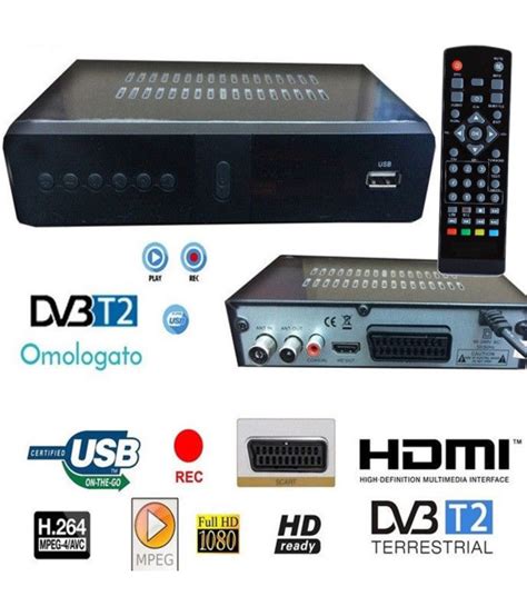 DECODER RICEVITORE TERRESTRE IP IPTV DVB T S FULL HD P FREESAT V GOLDEN