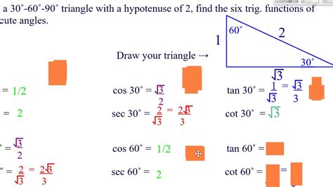 Trigonometric Functions Of Angles Part 1 Youtube
