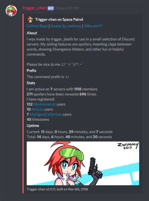 Trigger Chan Discord Bot Trigger S Tools Games