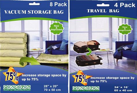 Compression Bags For Travel Travel Essentials 12 Pack