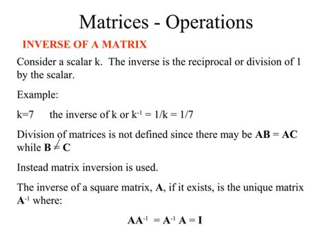 Ppt On Matrices And Determinants Ppt