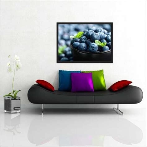 Quadro Decorativo Frutas Açaí Cozinha Gourmet Moldura Tt04 MadeiraMadeira