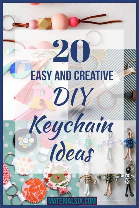 20 Easy And Creative DIY Keychain Ideas Tutorial Diy Keychain Keychain Design Resin Diy