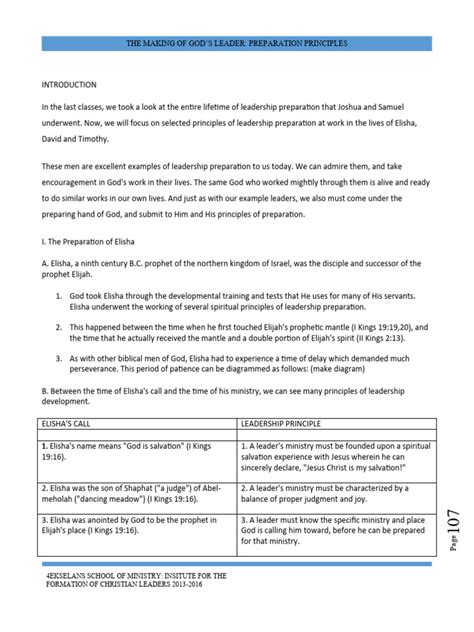 Preparation Principles Download Free Pdf Saint Timothy David