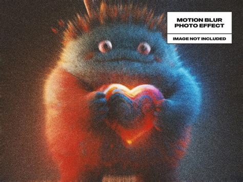Premium Psd Motion Blur Photo Effect