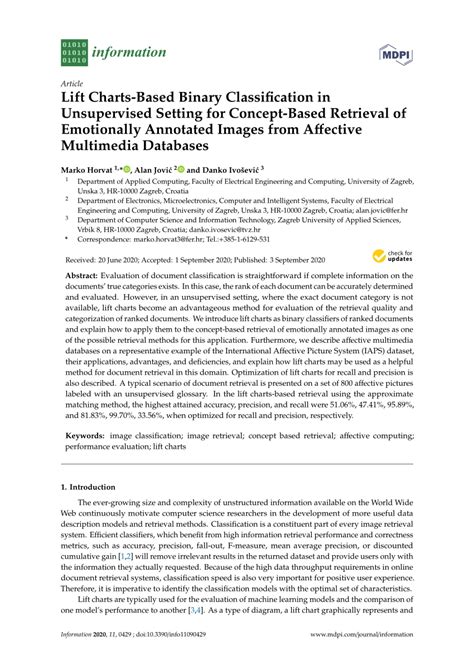 pdf lift charts based binary classification in unsupervised setting