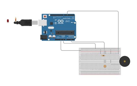 circuit design ldr e buzzer tinkercad