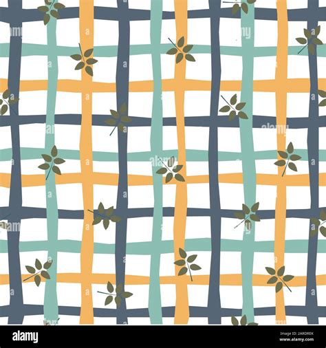 Repeating Leaf Pattern Stock Vector Images Alamy