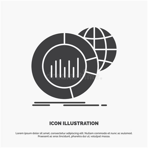 Big Chart Data World Infographic Icon Glyph Vector Gray Symbol For Ui And Ux Website Or