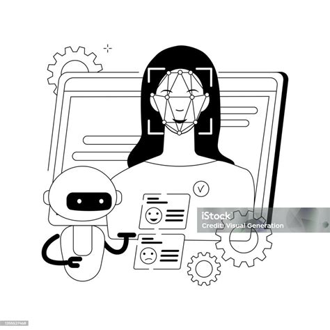 Affective Computing Abstract Concept Vector Illustration Stock